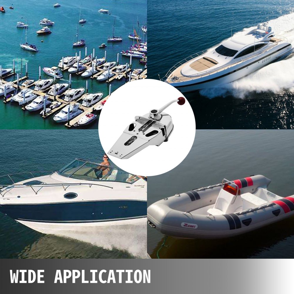 EXCELLENT UNIVERSAL SINGLE LEVER TOP MOUNT MARINE BOAT HANDLE JET ...