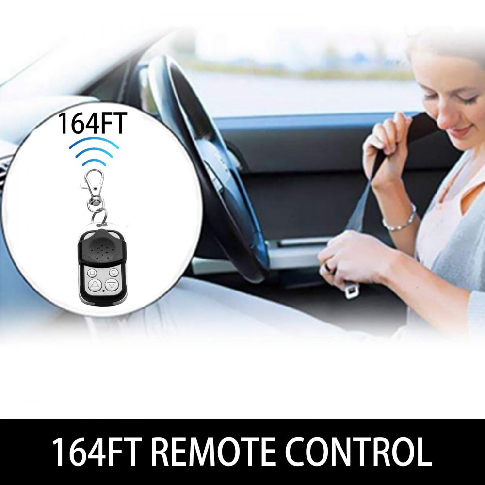 VEVOR Gate Remote Control 4-Button Backup Key Accept Signal Within ...