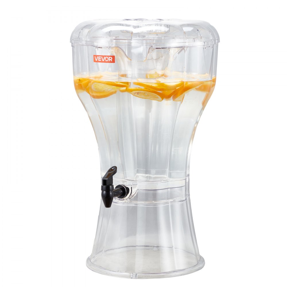 VEVOR Plastic Beverage Dispenser — Spring-Loaded Spigot