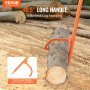 VEVOR Log Peavey, 46.5 in, Metal Handle Log Lifter, Heavy Duty Log ...