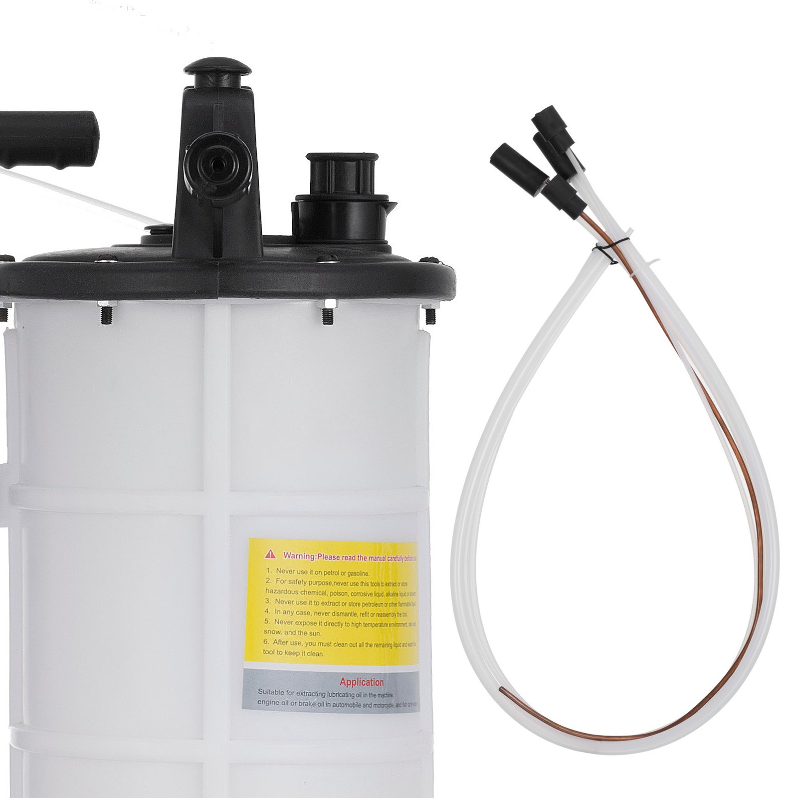 VEVOR Pneumatic Fluid Extractor 9.0 Liter Oil Extractor Pump, Air ...