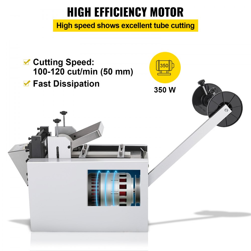 VEVOR Automatic Heat-Shrink Tube Cutting Machine 250W YS100 Tube Cable ...