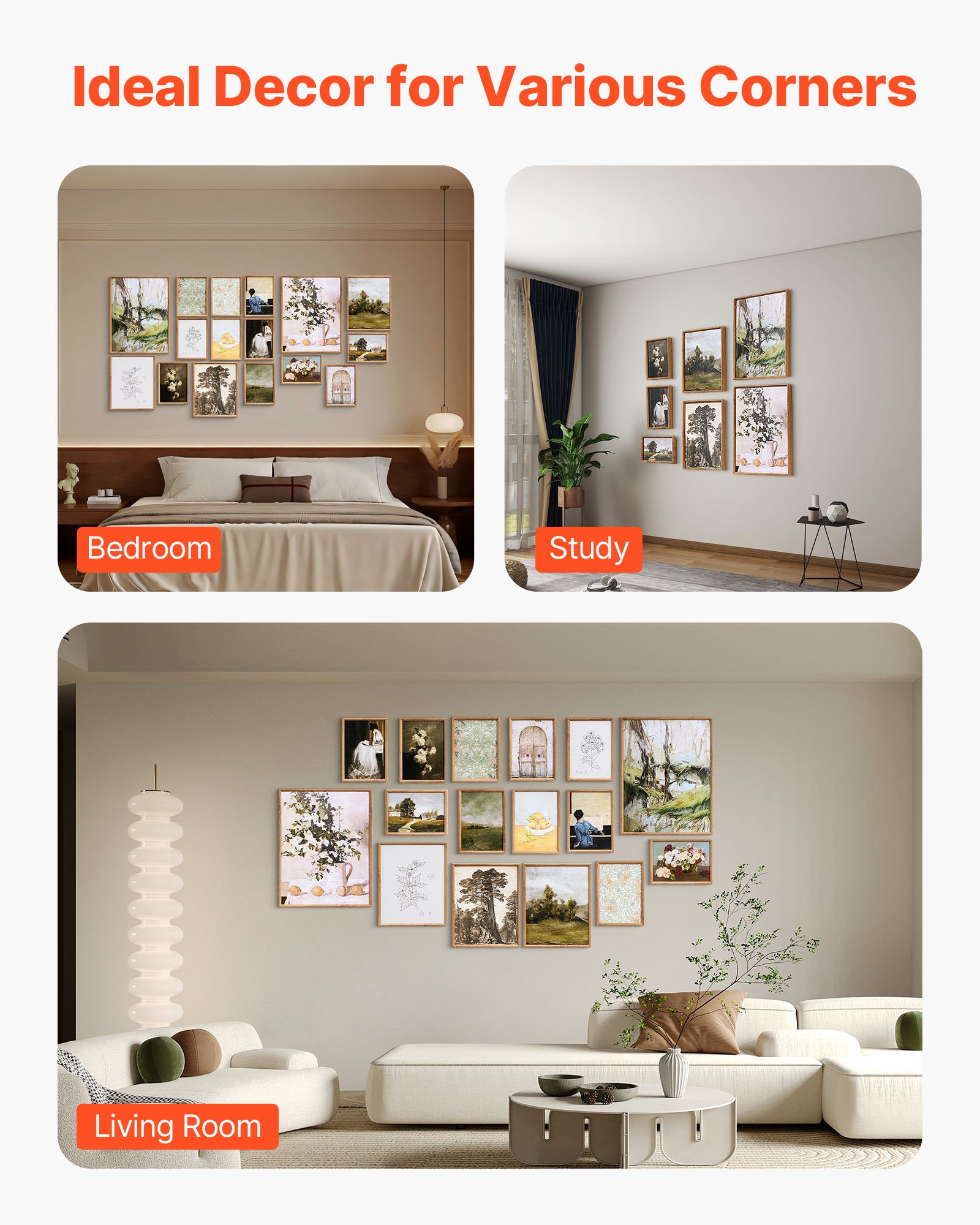 VEVOR Art Prints for Gallery Wall – Stylish Home Wall Decor