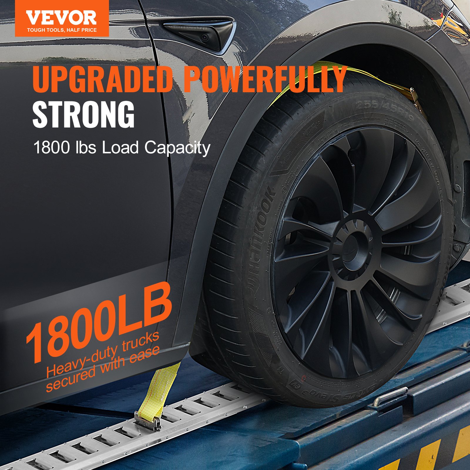 VEVOR E Track Tie-Down Rail Kit, 34PCS 5FT E-Tracks Set Includes 8 ...