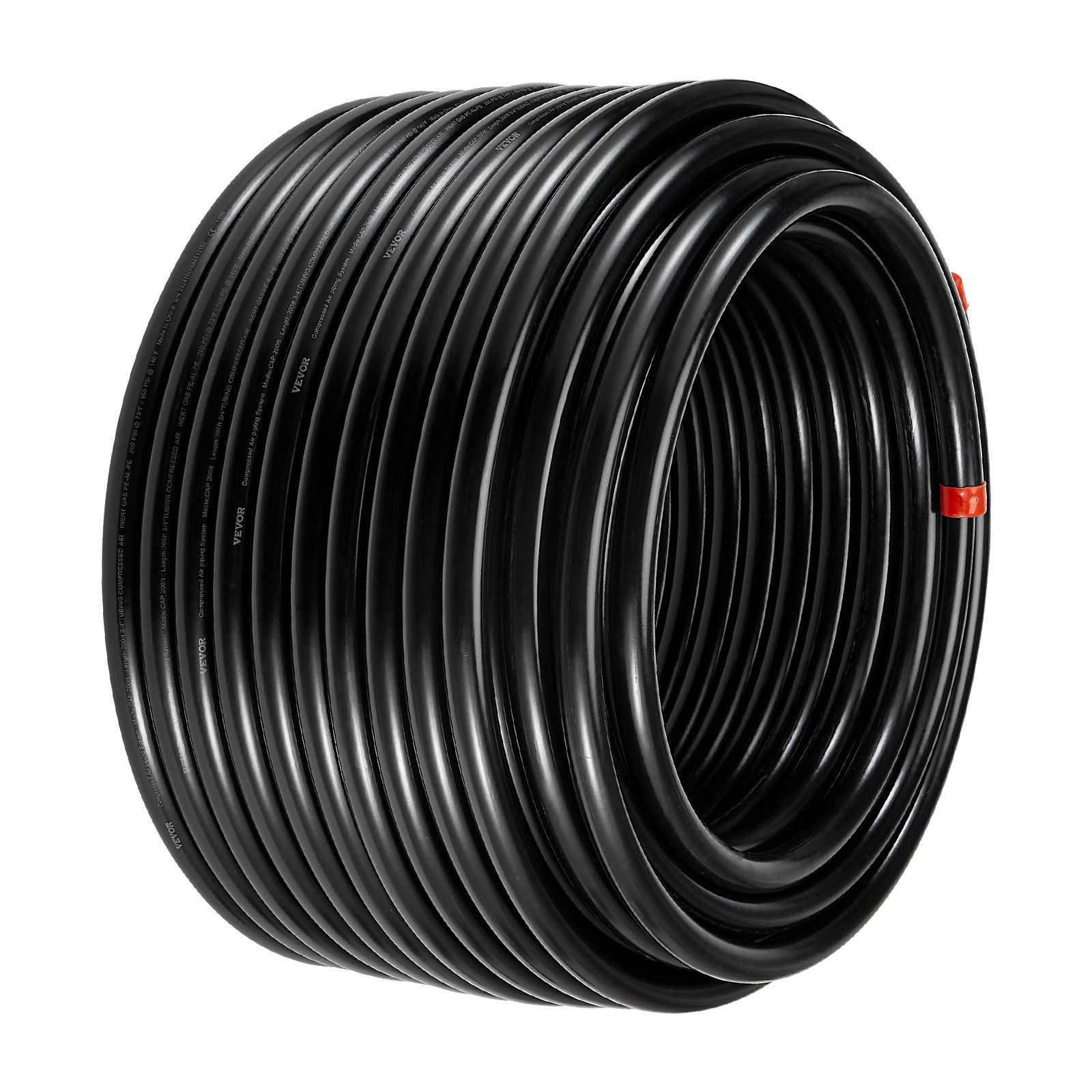 VEVOR Air Compressor Line Kit – 200FT x 3/4", HDPE-Aluminum