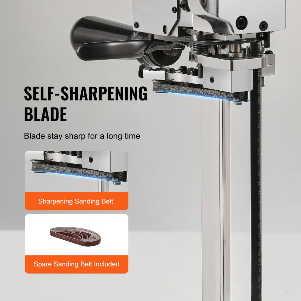 VEVOR Fabric Cutter, 750W High-Speed Straight Knife Cloth Cutting ...