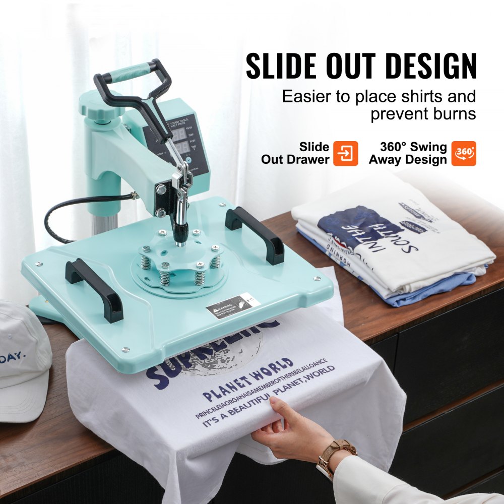 VEVOR Heat Press Machine 12x15 in 8 in 1 with 30oz Tumbler Press T ...