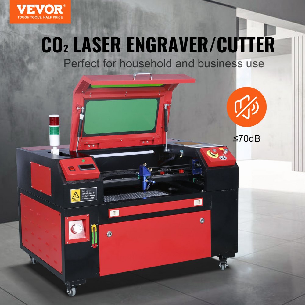 VEVOR 50W CO2 Laser Engraver Engraving Carving Print Machine 300x500 mm ...