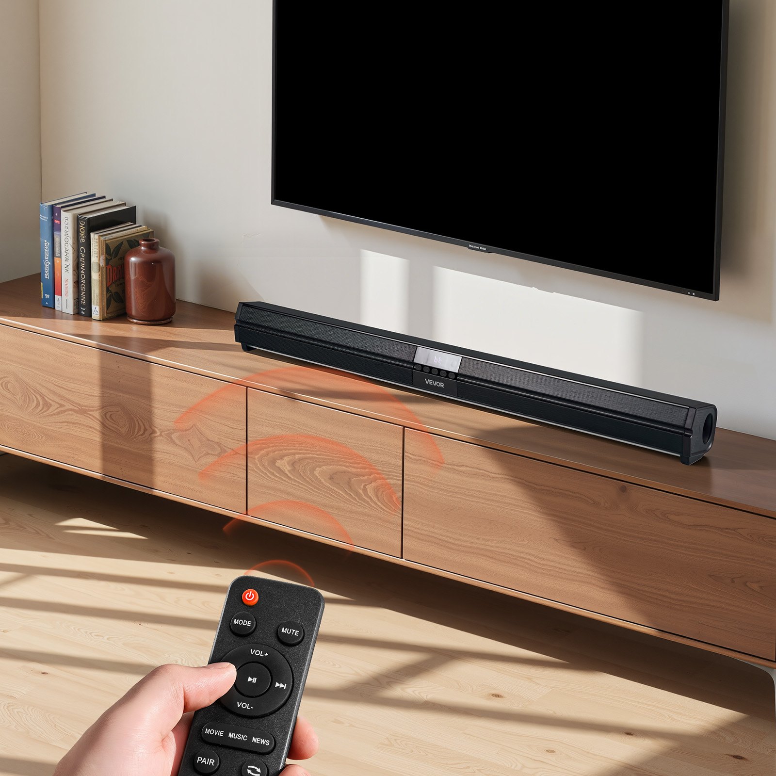 VEVOR Sound Bar for Smart TV, 2.0 Channel, 32-Inch Compact Soundbar TV ...