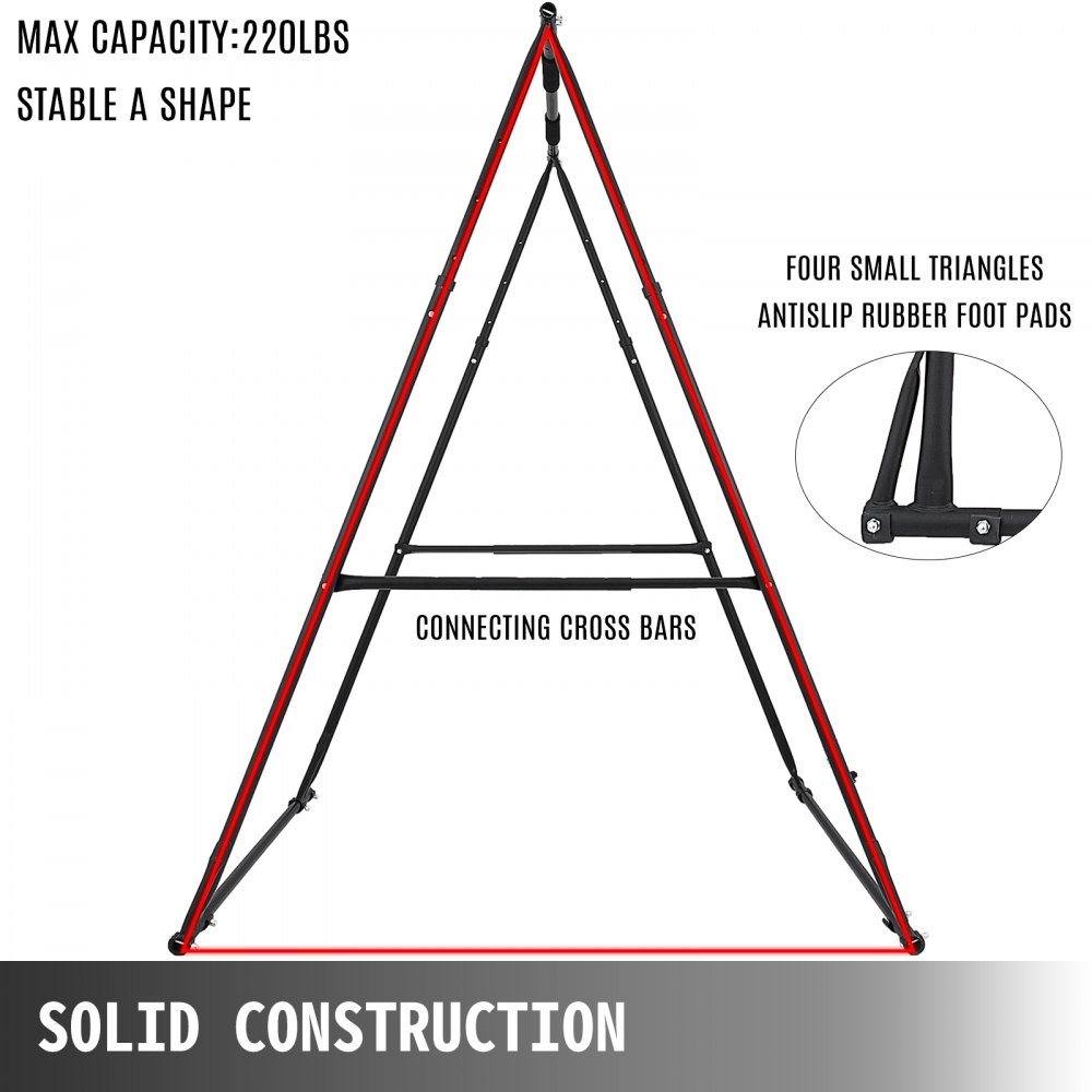 Pull Up Bar Foldable Pull Up Station Aerial Yoga Stand Frame Swing ...