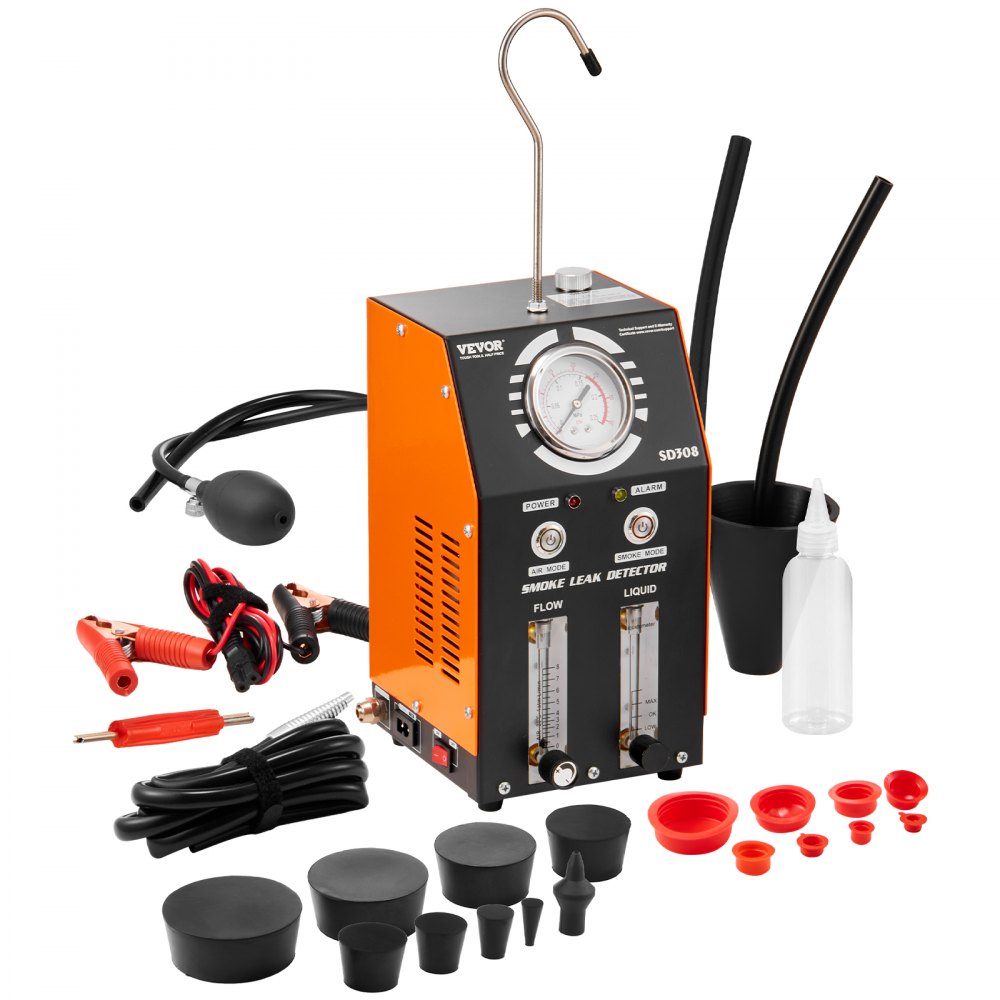 VEVOR Automotive Smoke Machine EVAP Vacuum Leak Detector with Built-in ...