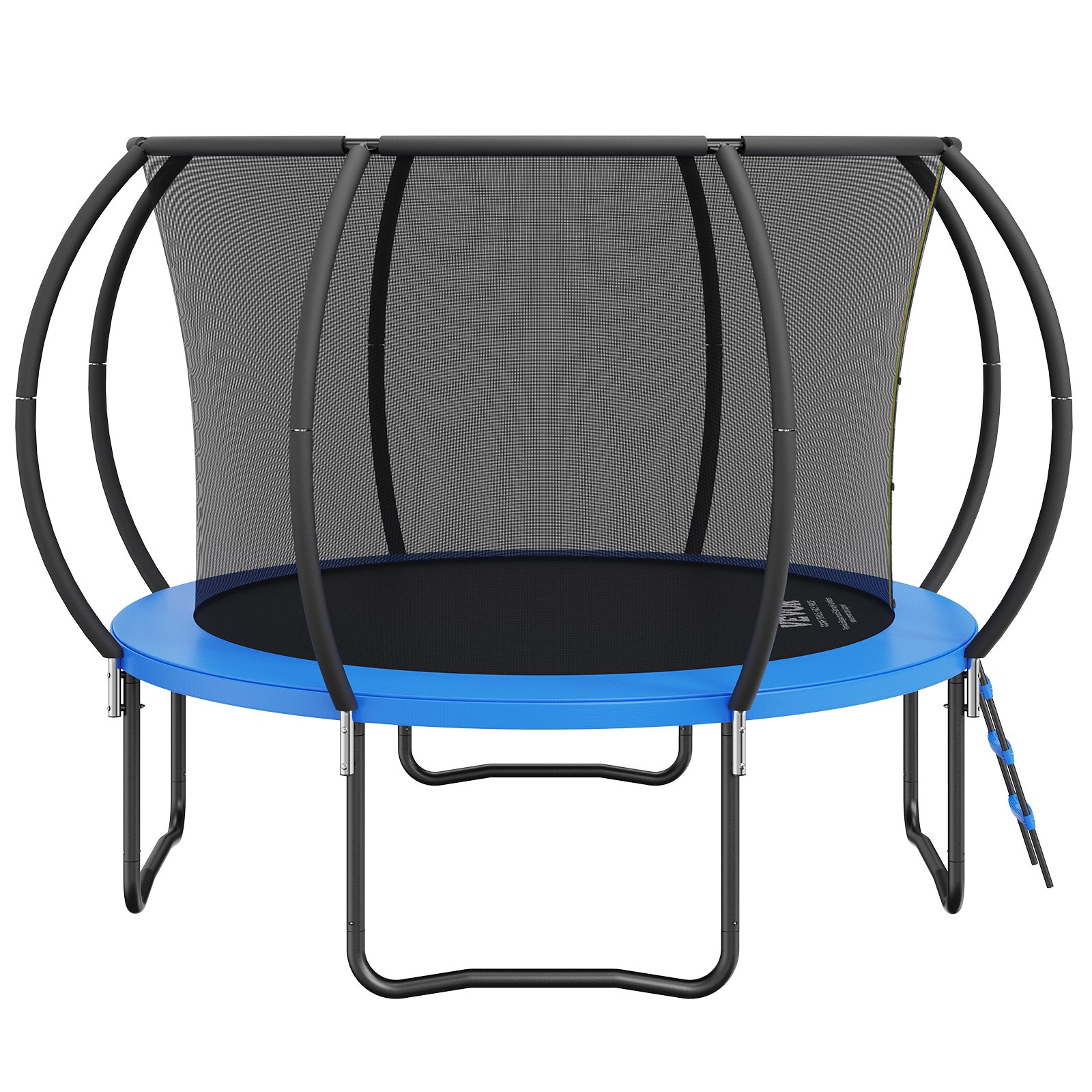 VEVOR 10FT Trampoline, 330 lbs Trampoline with Enclosure Net, Ladder ...