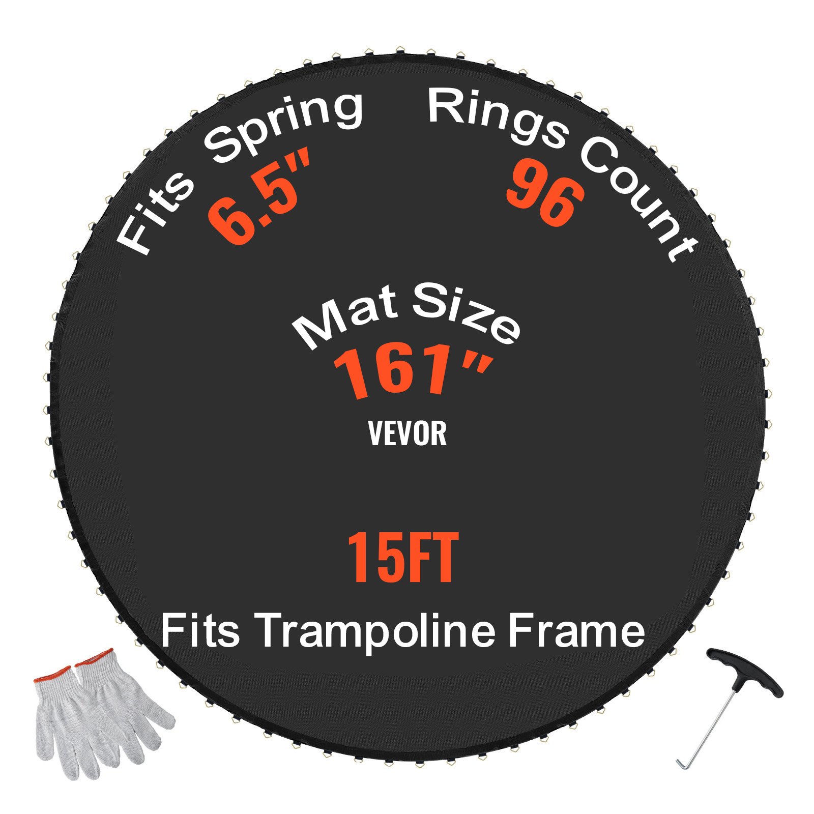 VEVOR Trampoline Jumping Mat — Durable and High Bounce