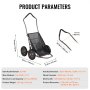 VEVOR Deer Game Cart – Folding Hauler with 500 lbs Capacity