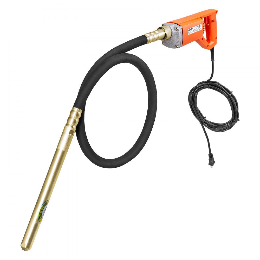 Vevor Handheld Concrete Vibrator 800w Electric Vibrator 13000 Vpm