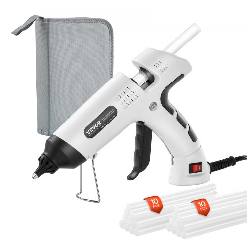 VEVOR Hot Glue Gun, 60/100W Dual Power, Mini Hot Glue Gun with 20 Premium Glue Sticks and Oxford ...