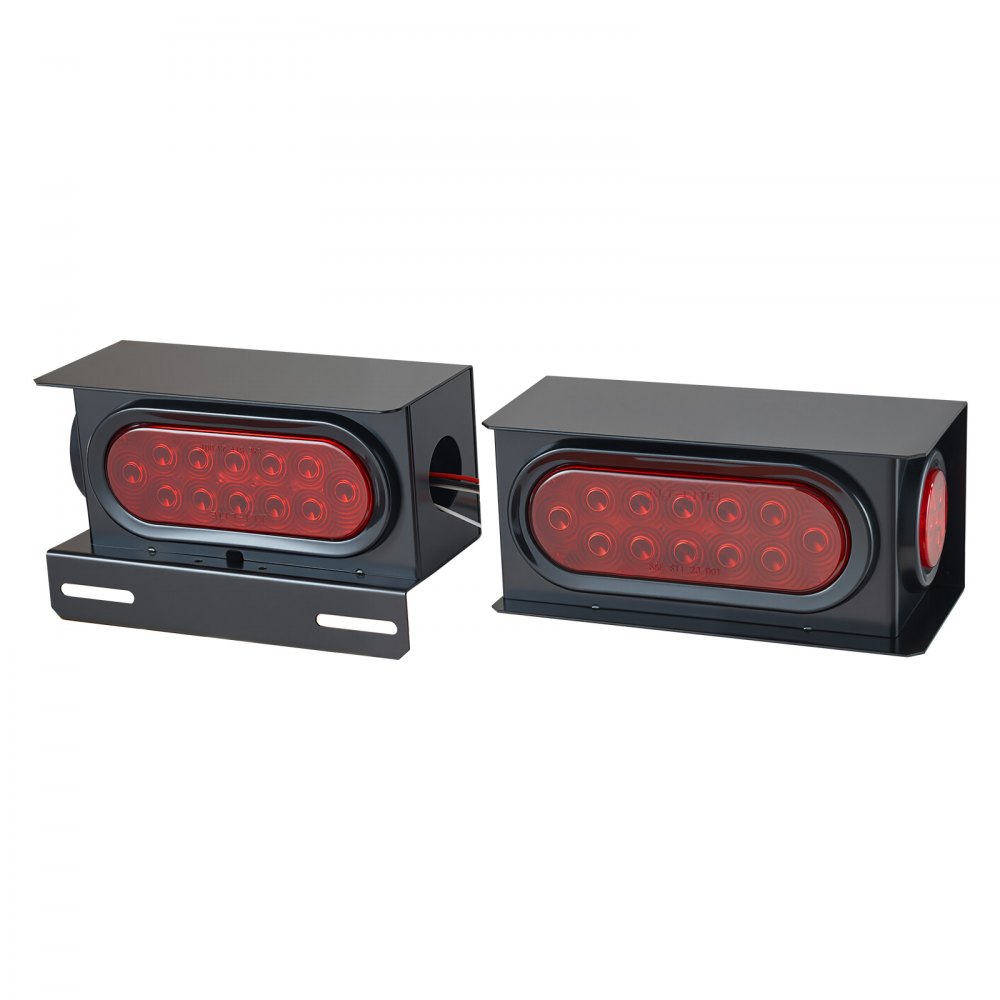 VEVOR Trailer Lights, 10-30V LED Trailer Tail Lights Kit with Stop ...