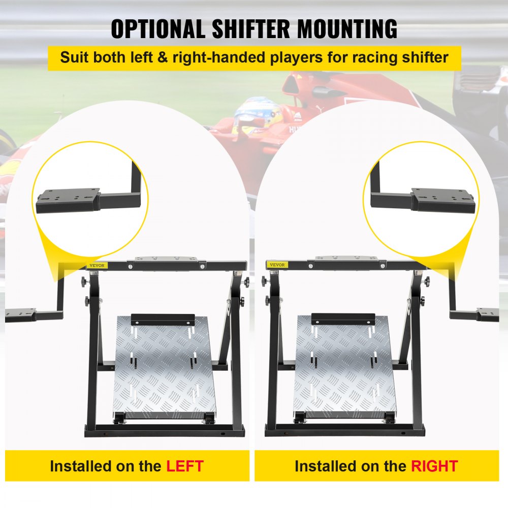VEVOR G920 Racing Steering Wheel Stand Shifter Mount fit for Logitech ...