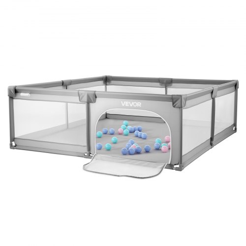 VEVOR Baby Playpen, 78.7″ x 58.7″ Large Toddlers Playpen, Indoor ...