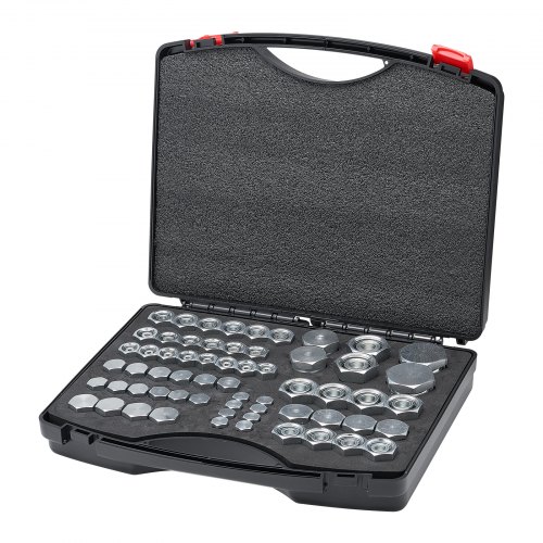 64 PCS DIN Hydraulic Fitting Cap & Plug Assortment Adapter Kit ...