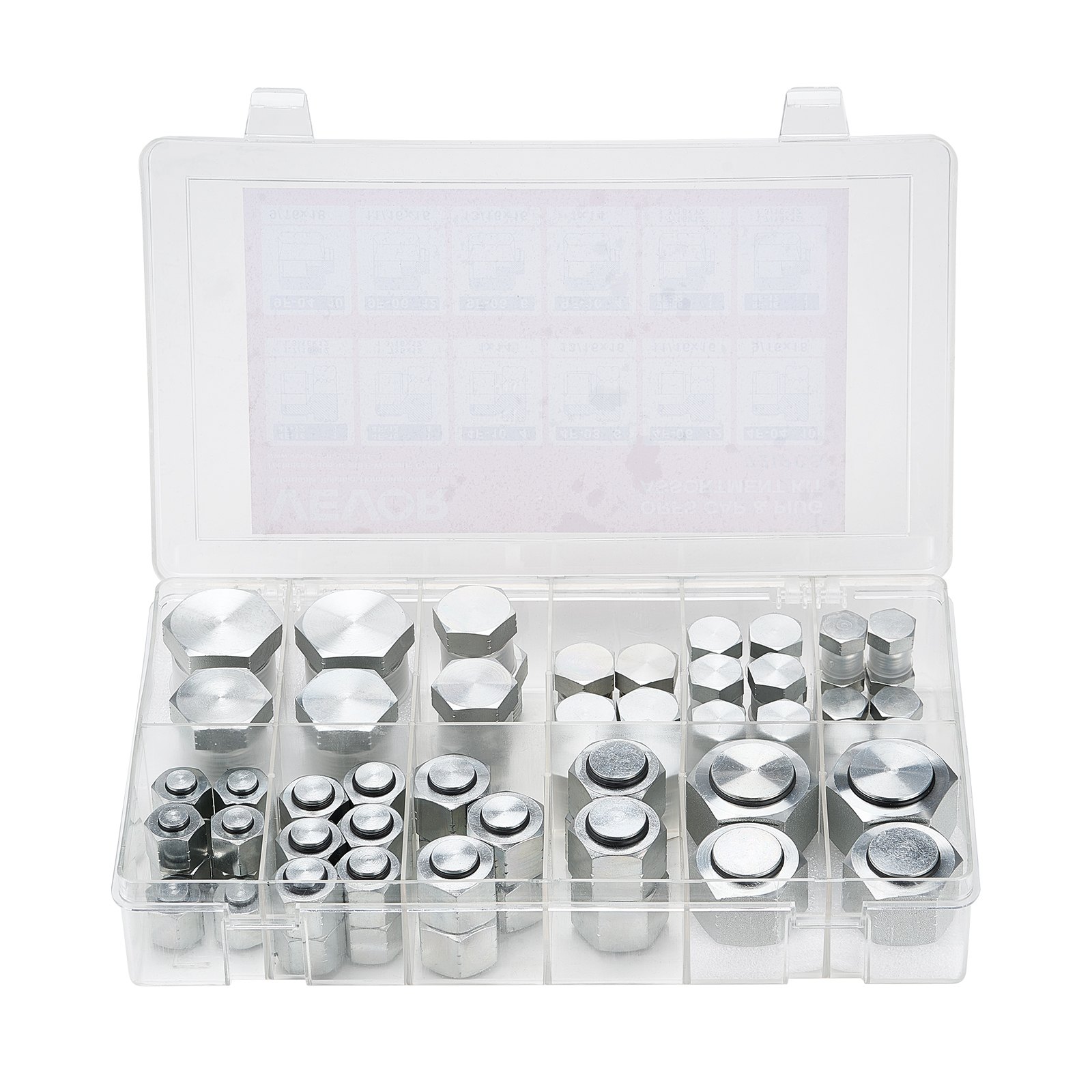 VEVOR Hydraulic Adapters Fittings – Durable & Leak-Proof Kit