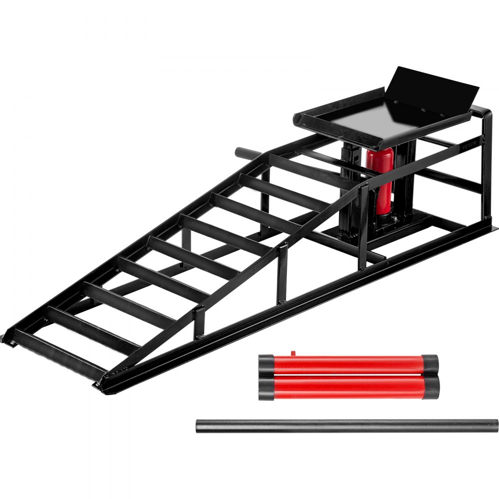 VEVOR 2PCS 11000lbs Hydraulic Car Ramps, Auto Truck Service Ramp ...