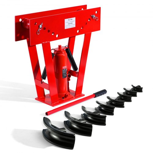 Hydraulic Pipe Bender 16 Ton Manual Pipe Bending Tool with 8 Dies ...