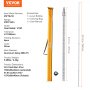 VEVOR Measuring Rod 25-Feet/10ths 6 Sections Telescopic Grade Rod 1 ...