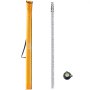 VEVOR Measuring Rod 25-Feet/10ths 6 Sections Telescopic Grade Rod 1 ...