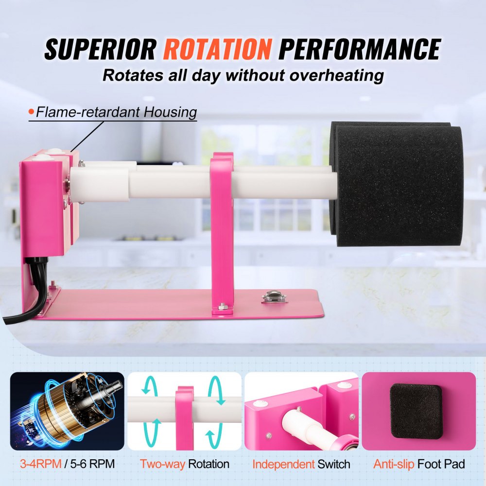 VEVOR Double Cup Turner 2-Arm Pen Turner with Epoxy Resin Kit for ...
