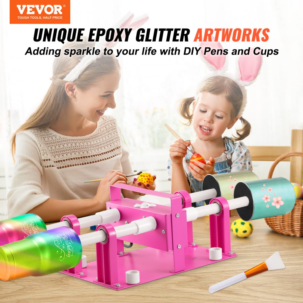 VEVOR 4 Cup Turner for Crafts Tumbler, Multiple Tumbler Turner DIY ...
