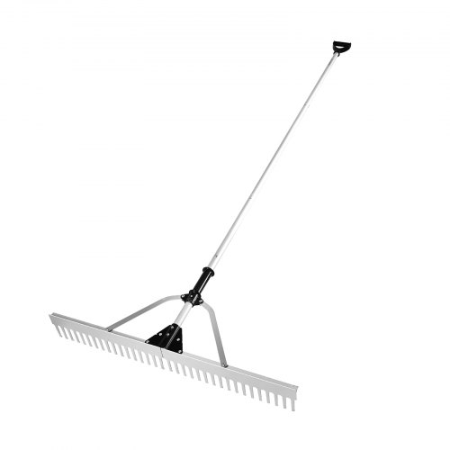 VEVOR Landscape Rake, 36" Head Aluminum Landscape Rake, Lake Weed Rake ...