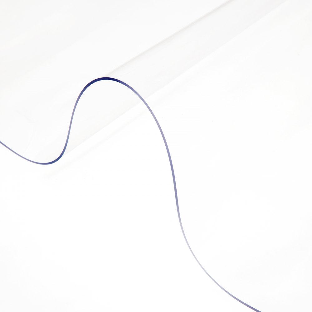 VEVOR 90 x 44 Inch Clear Table Cover Protector, 1.5mm Thick Clear Desk ...