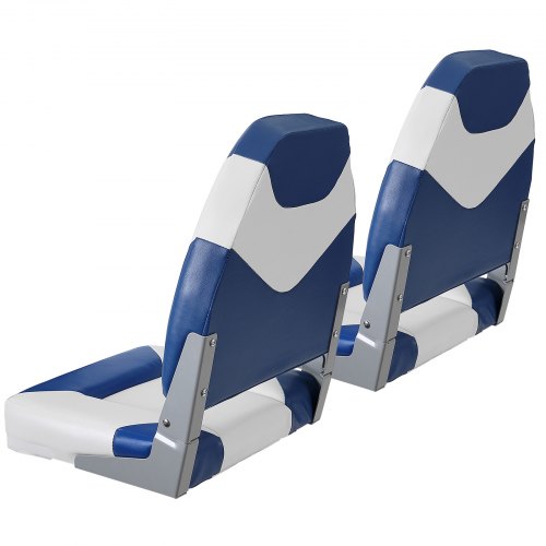 VEVOR Boat Seats, 21.85" High Back Boat Seat, Folding Boat Chair with ...