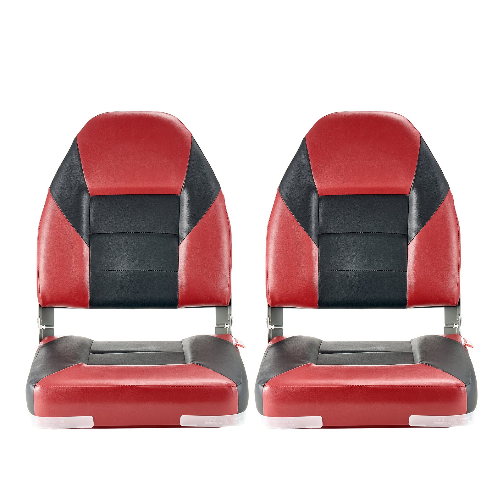 VEVOR Boat Seat, High Backrest, Folding Fishing Boat Seat with ...