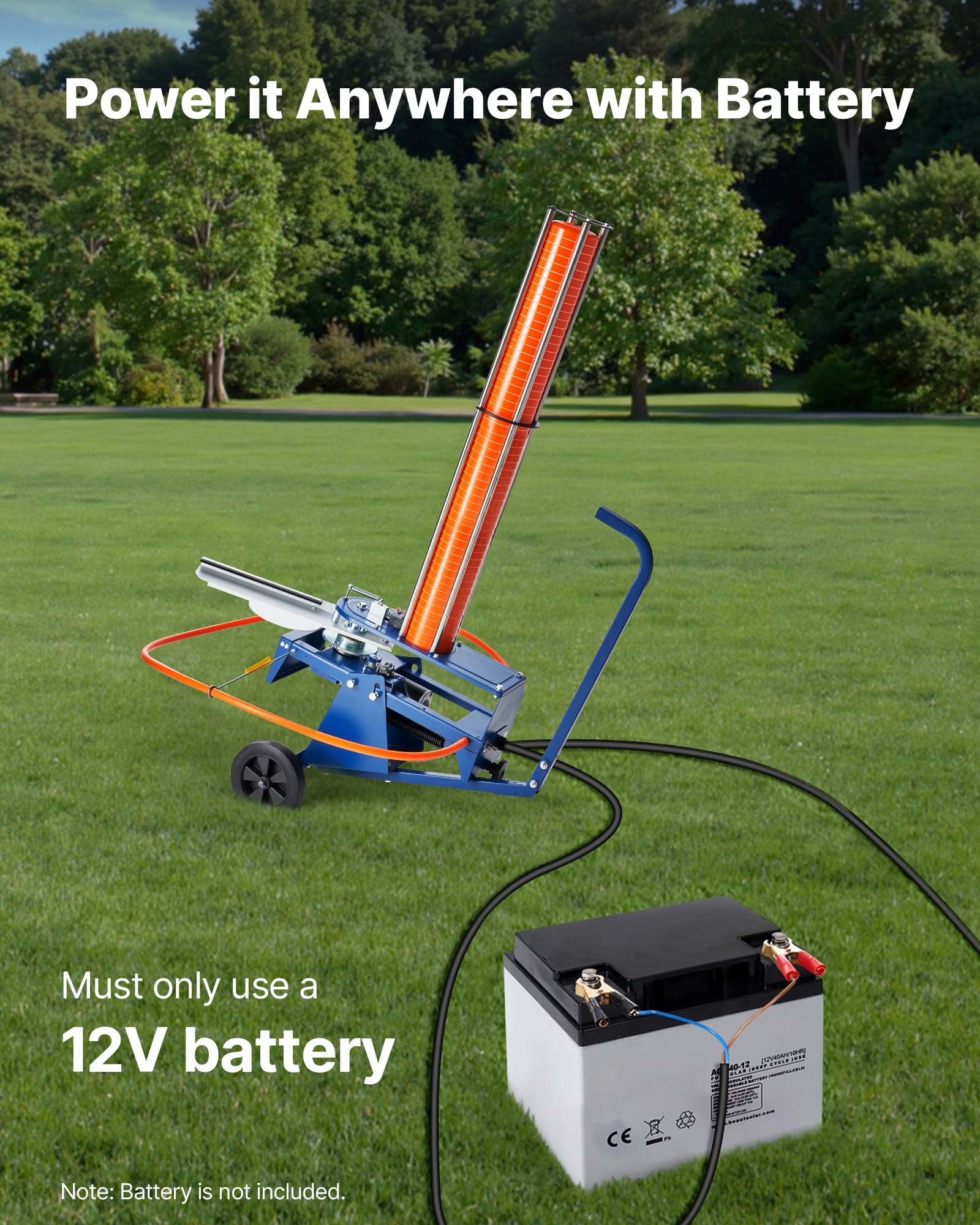 VEVOR Clay Target Thrower, 75-80 Clays Pigeon Thrower, 55+ Yards ...