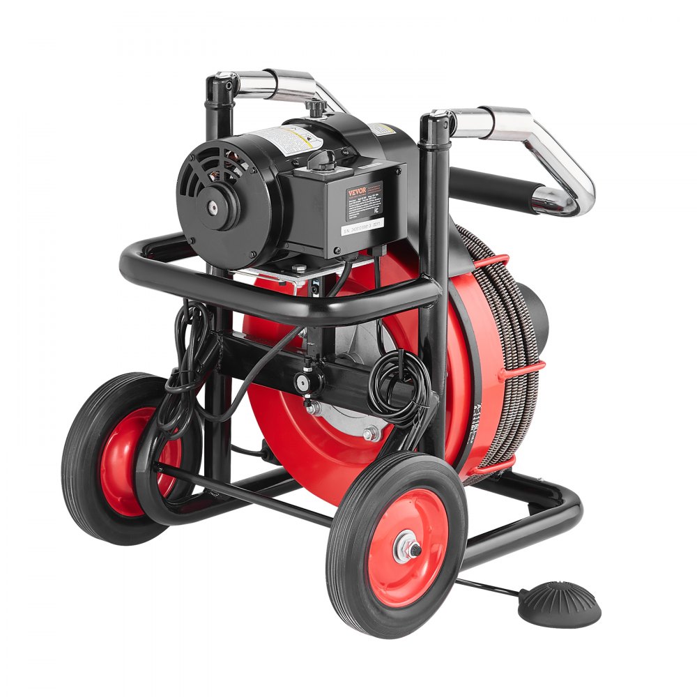 VEVOR Portable Drain Cleaning Machine – 100FT x 3/8 Inch