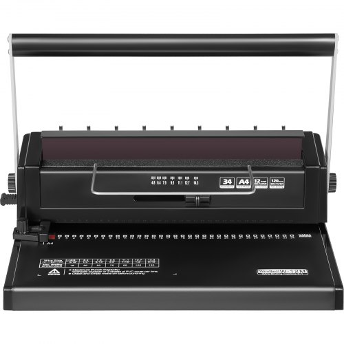 VEVOR Manual Wire Binder Machine A4, Wire Binding Machine 120 Sheet ...