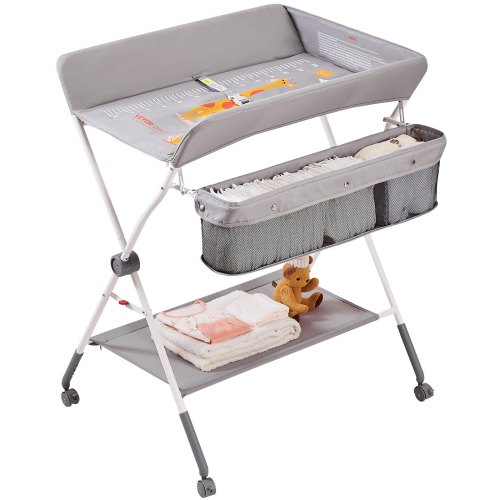 VEVOR Baby Changing Table, Folding Diaper Changing Station with ...
