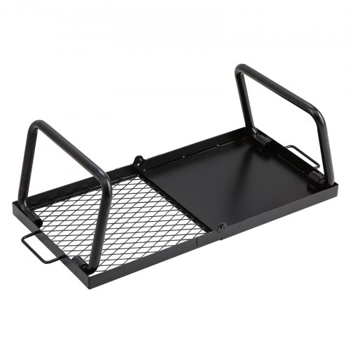 VEVOR Folding Campfire Grill, Heavy Duty Steel Mesh Grate, 22.4 ...