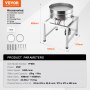 VEVOR Electric Vibrating Sieve Machine with 40+100 Mesh Automatic ...