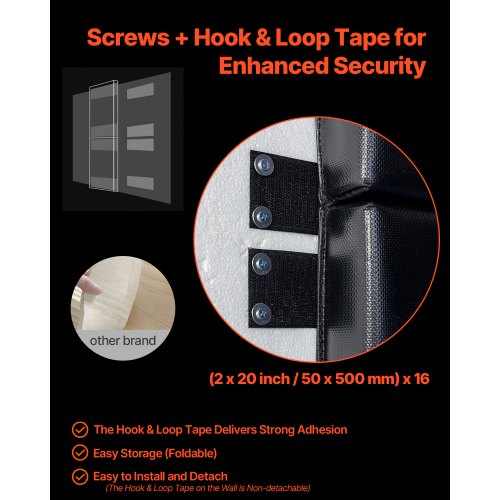 Gym Wall Padding Durable Waterproof Basketball Mat 2" Thick Foam Court ...