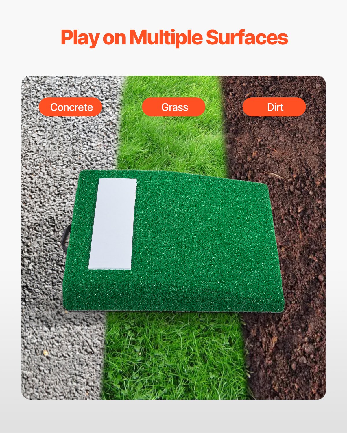 VEVOR Pitcher’s Mound Portable – 31 in Size, 12+ Players