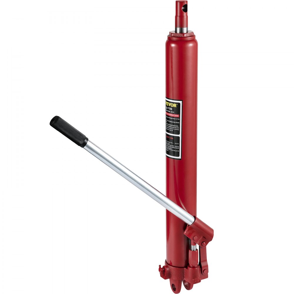 VEVOR Hydraulic Long Ram Jack, 12 Tons/26455 lbs Capacity, with Single ...