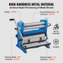 VEVOR Sheet Metal Brake, 12-inch, 3-In-1 Combination Shear Brake Roll ...