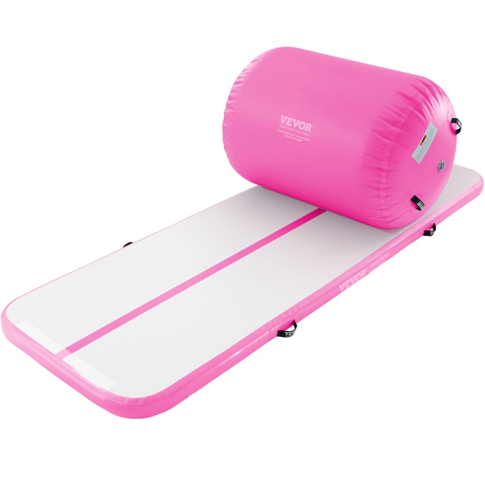 VEVOR Inflatable Gymnastics Air Mat Set, 2 PCS Tumbling Mat, Tumble ...