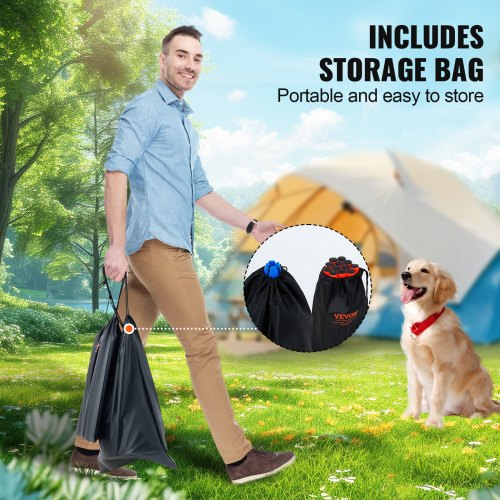 VEVOR Dog Agility Hurdle Cone Set 6 PCS Kit-12 xCones 6 xAgility Rods ...