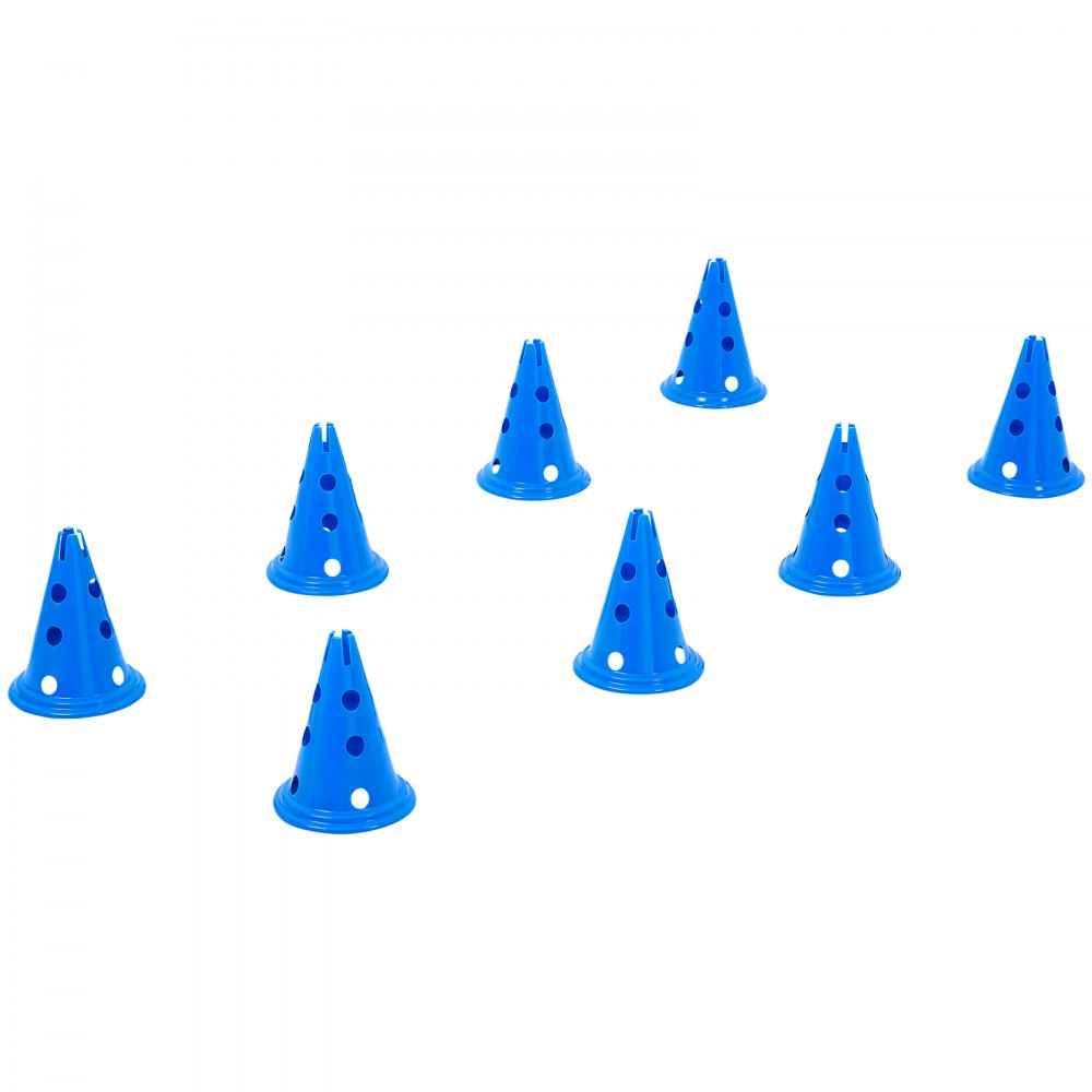 VEVOR Dog Agility Hurdle Cone Set 6 PCS Kit-12 xCones 6 xAgility Rods ...
