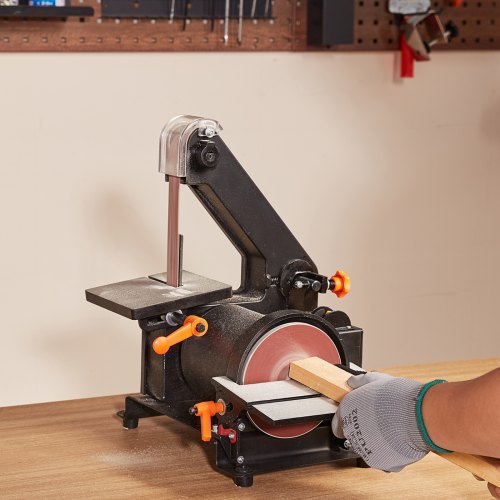 VEVOR 5" Disc Sander and 1" x 30" Belt Sander Combo with 2.5A Induction ...