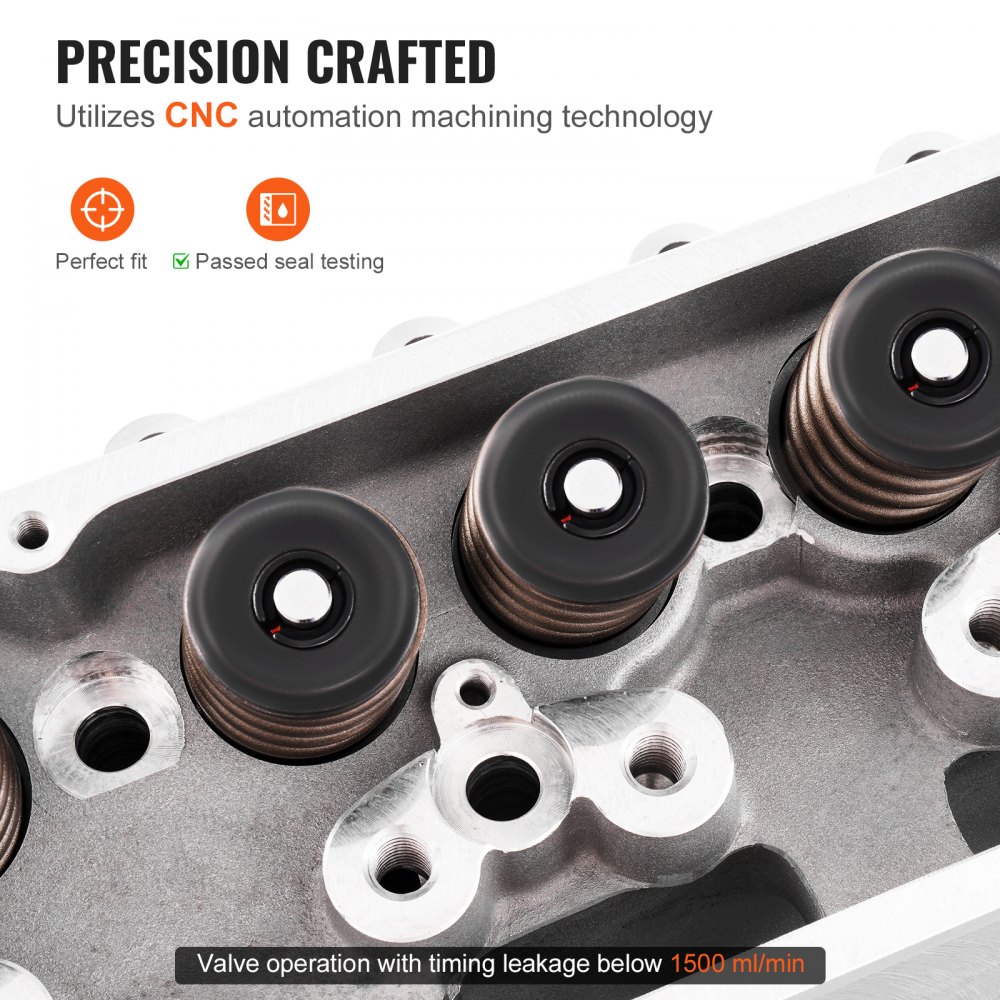 VEVOR Engine Cylinder Head Assembly Replacement, Aluminum Engine ...